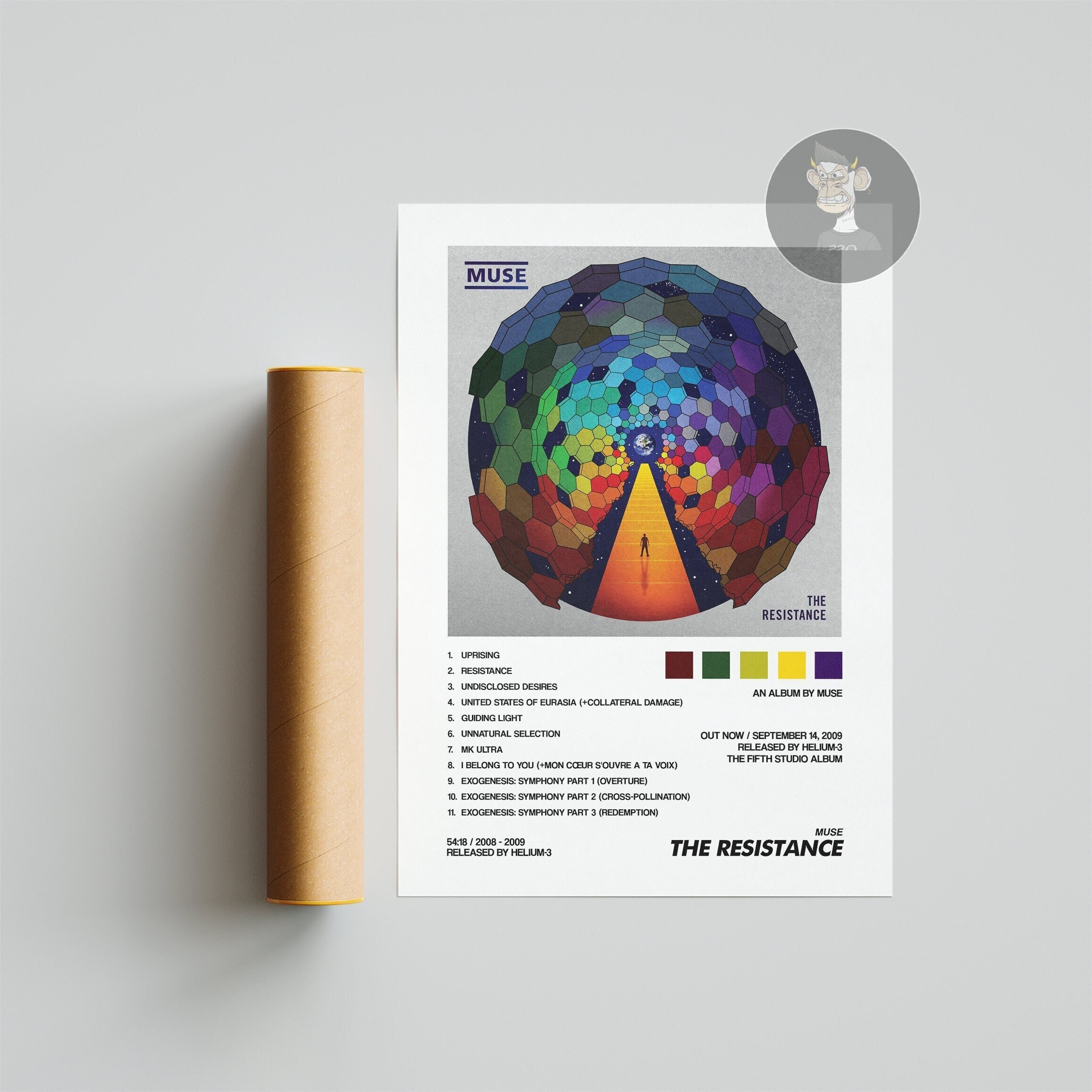 Muse - The Resistance - Album Cover Poster - Create Your Own Music ...