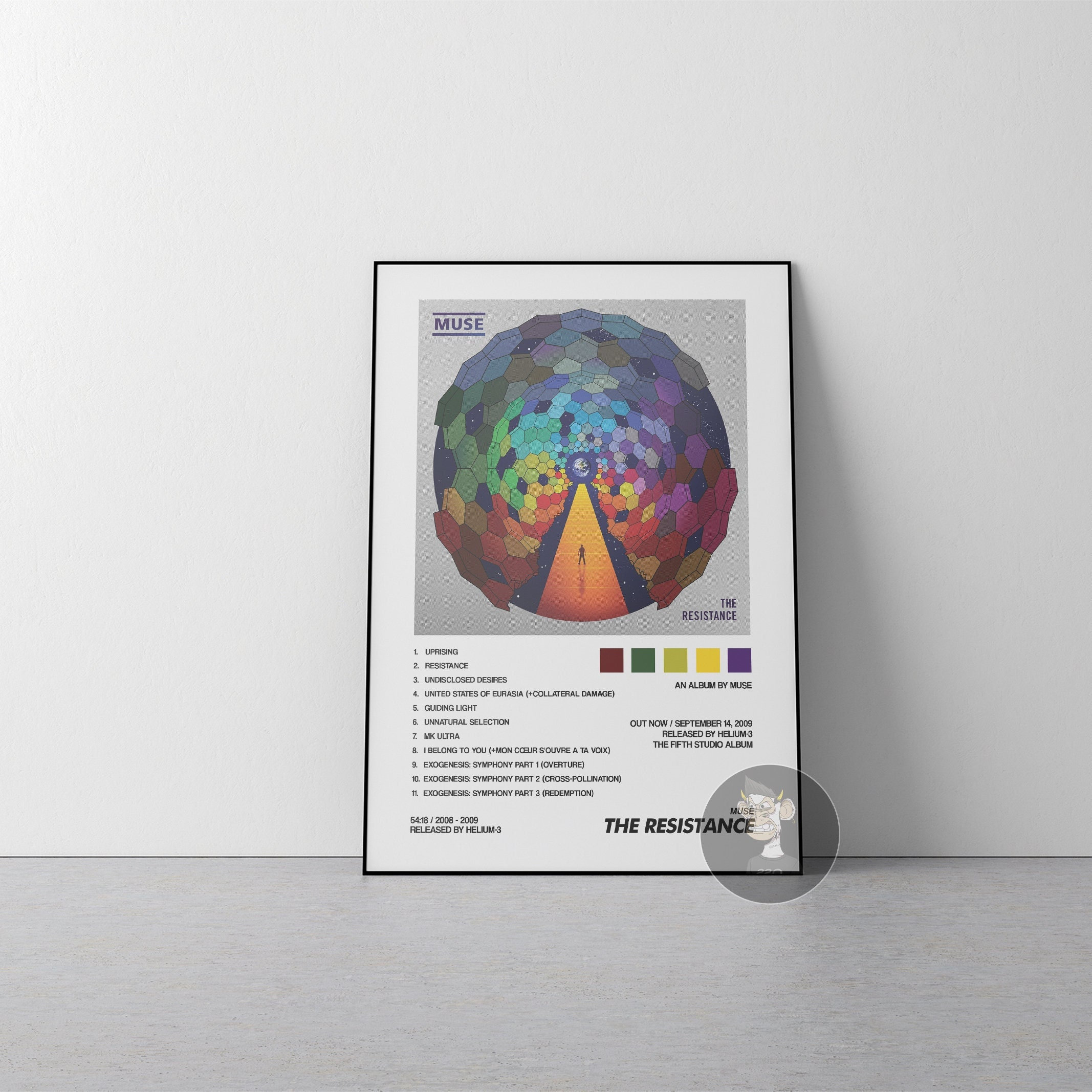 Muse - The Resistance - Album Cover Poster - Create Your Own Music ...