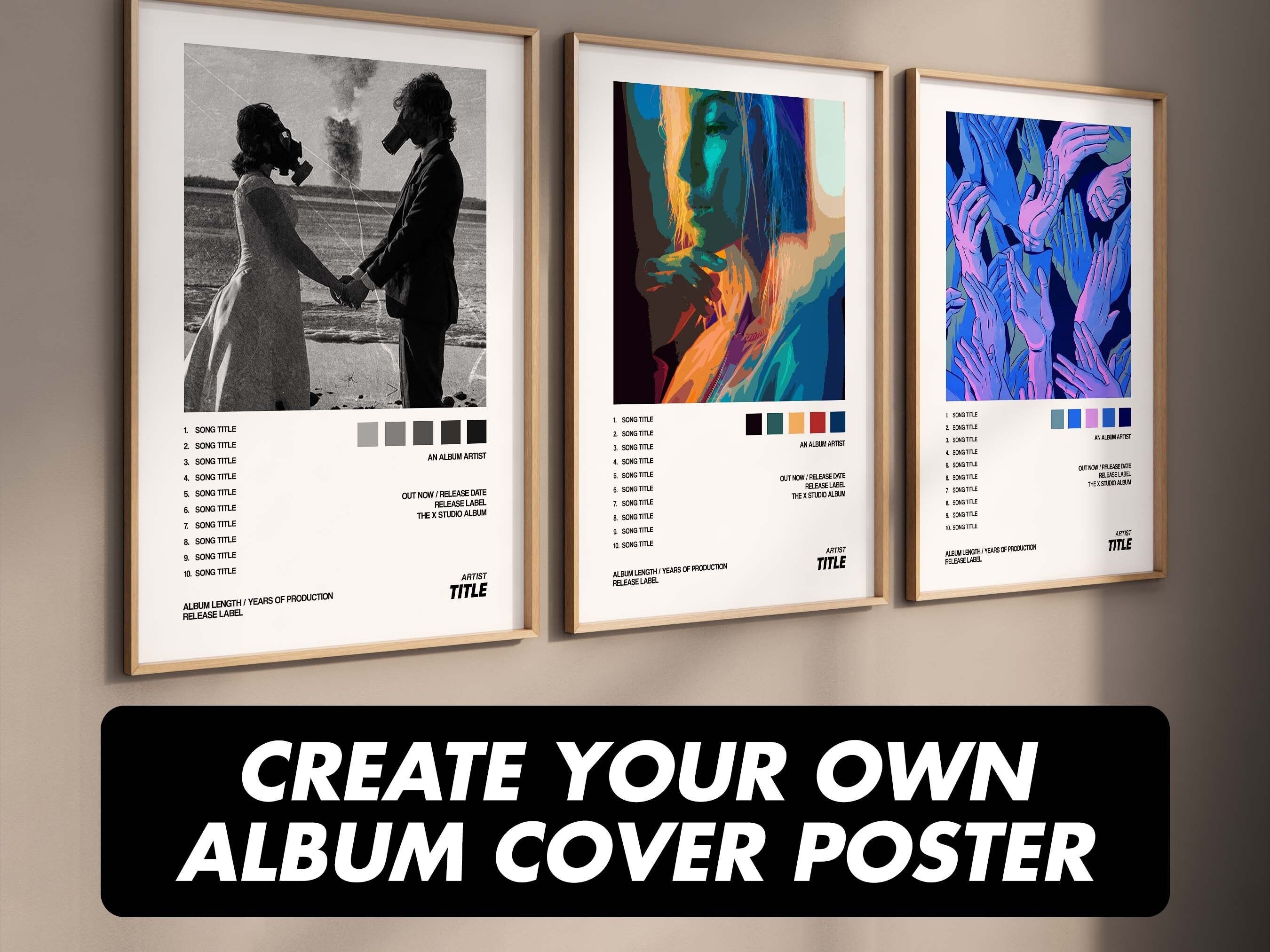 Framed Music Posters