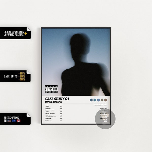 Case Study 01 Album Cover Poster - Etsy