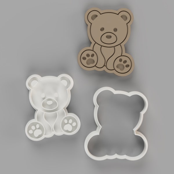 Baby Shower Bear Cookie Cutter - Etsy