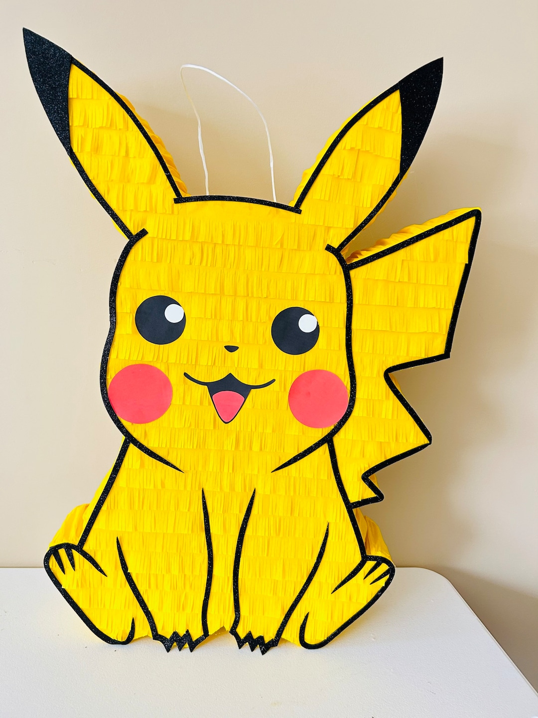 Pikachu piñata para fiesta de cumpleaños 30x20x4 - Etsy España