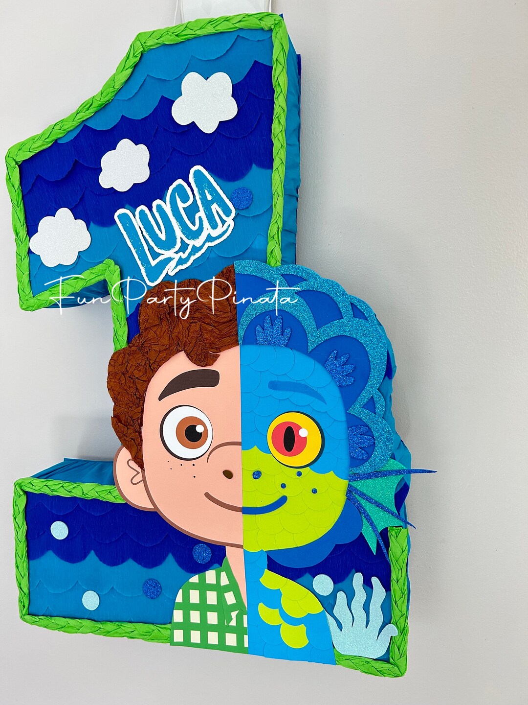 Hermosa piñata de Luca para la fiesta de cumpleaños, la medida es ...