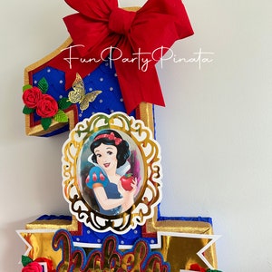 Beautiful Snow White Princess Piñata for the Birthday Party, the ...