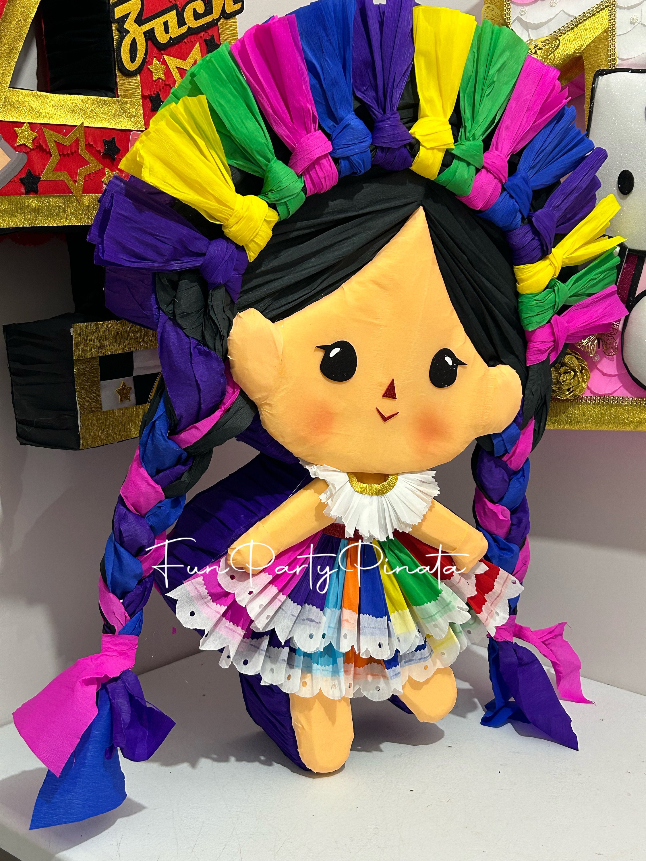 Beautiful Lele Doll Piñata for the Birthday Party, the Measurement is ...
