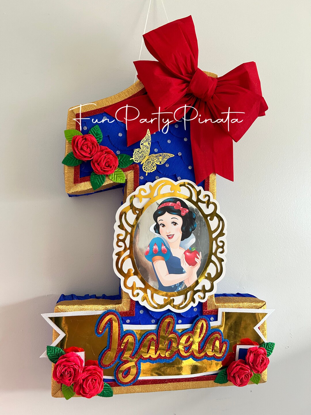 Beautiful Snow White Princess Piñata for the Birthday Party, the ...