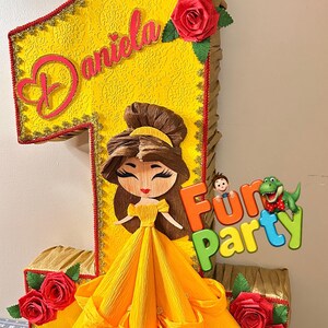 Beautiful Snow White Princess Piñata for the Birthday Party, the ...
