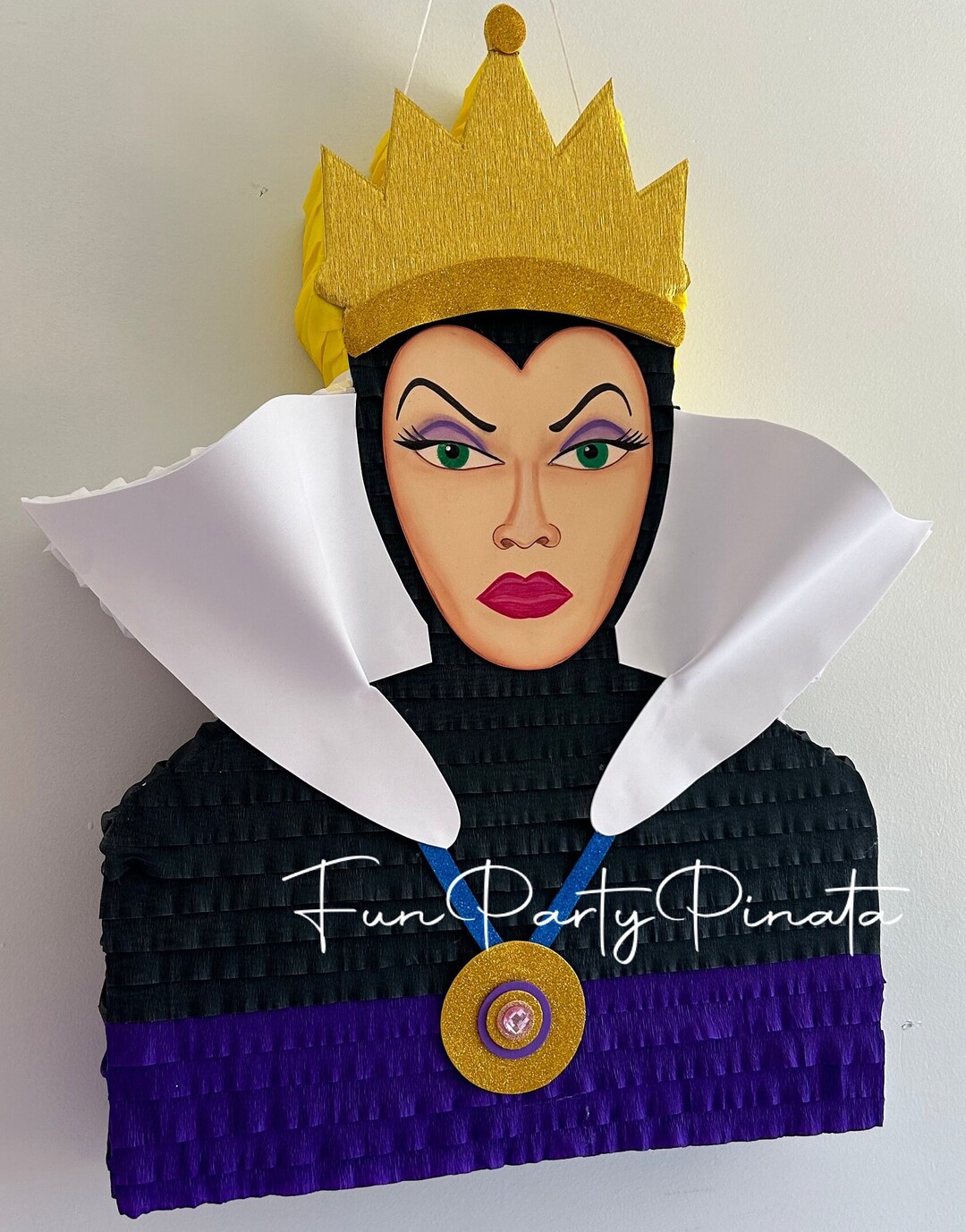Beautiful Queen Grimhilde, the Evil Queen Piñata for the Birthday Party ...