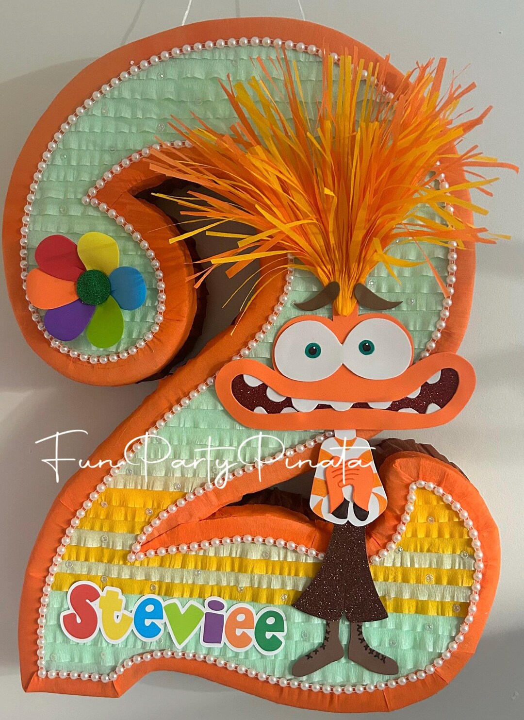 Beautiful INSIDE OUT Piñata for the Birthday Party, the Measurement is ...