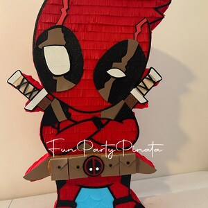 Hermosa Piñata De Deadpool Para La Fiesta De Cumpleaños, La Medida Es ...