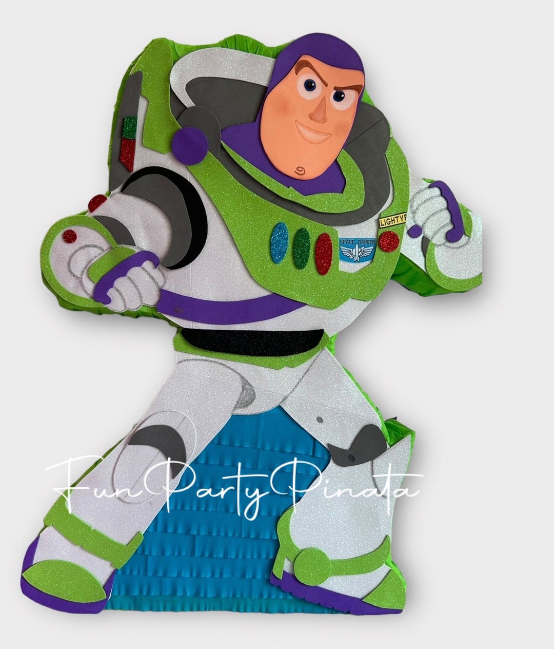 Hermosa piñata Buzz Light Year para la fiesta de cumpleaños, la medida ...