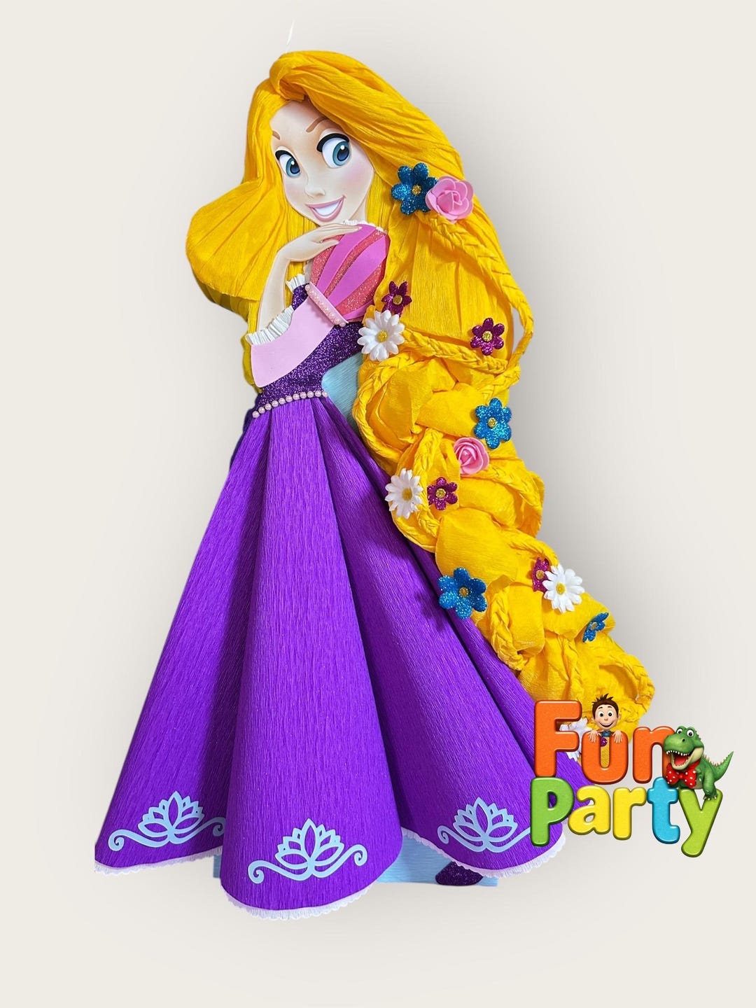 Hermosa Piñata De Princesa Rapunzel Para La Fiesta De Cumpleaños, La ...