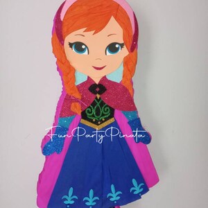 Beautiful Princess Anna Frozen Pinata for the Birthday Party, the ...