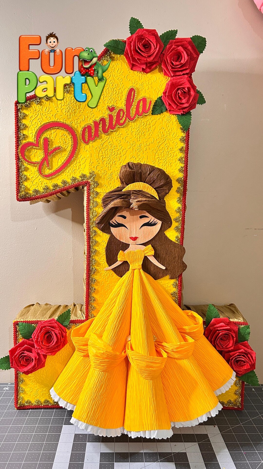 Beautiful Snow White Princess Piñata for the Birthday Party, the ...
