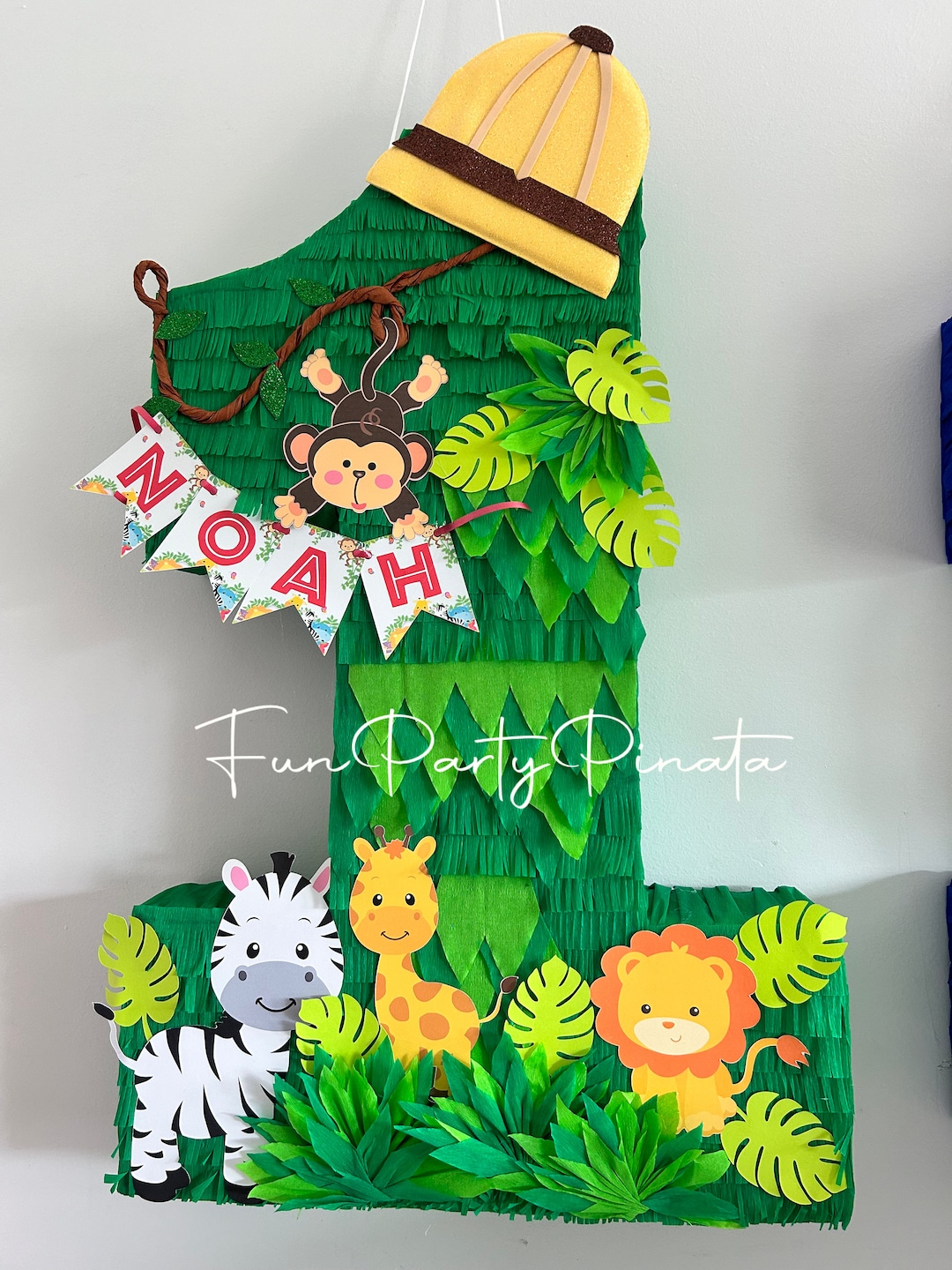 Hermosa Piñata Safari Para La Fiesta De Cumpleaños, La Medida Es ...
