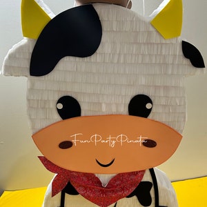 Hermosa piñata de vaca para la fiesta de cumpleaños, la medida es ...