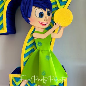 Hermosa Piñata INSIDE OUT Para La Fiesta De Cumpleaños, La Medida Es ...