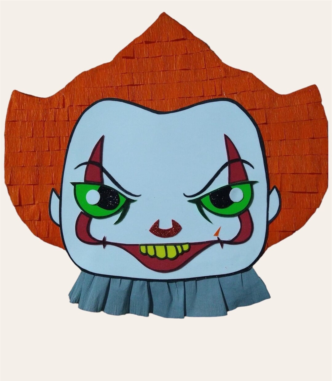 Beautiful Evil Clown Piñata for the Halloween Party, the Measurement is ...