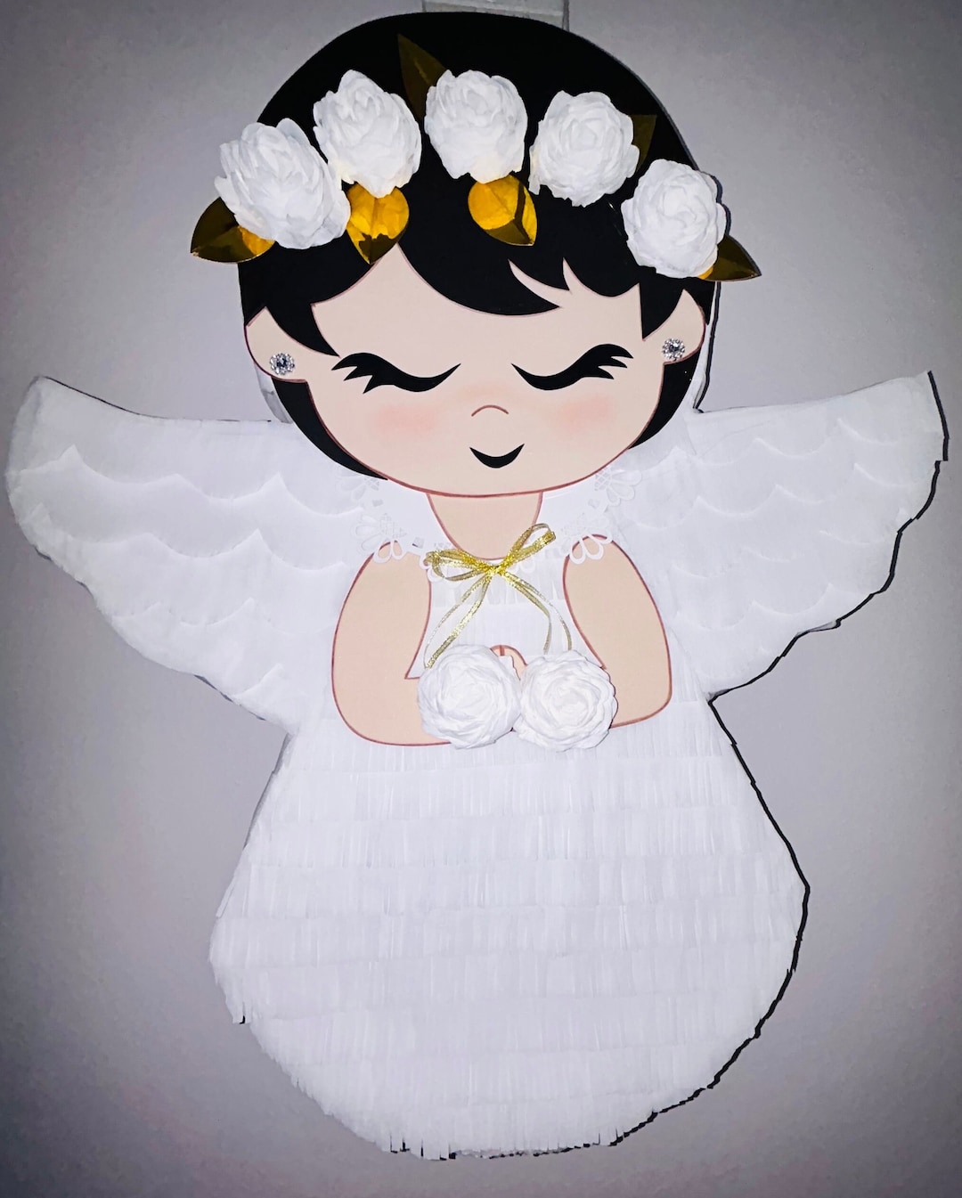 Piñata ángel Para Bautizo 30x20x4 - Etsy