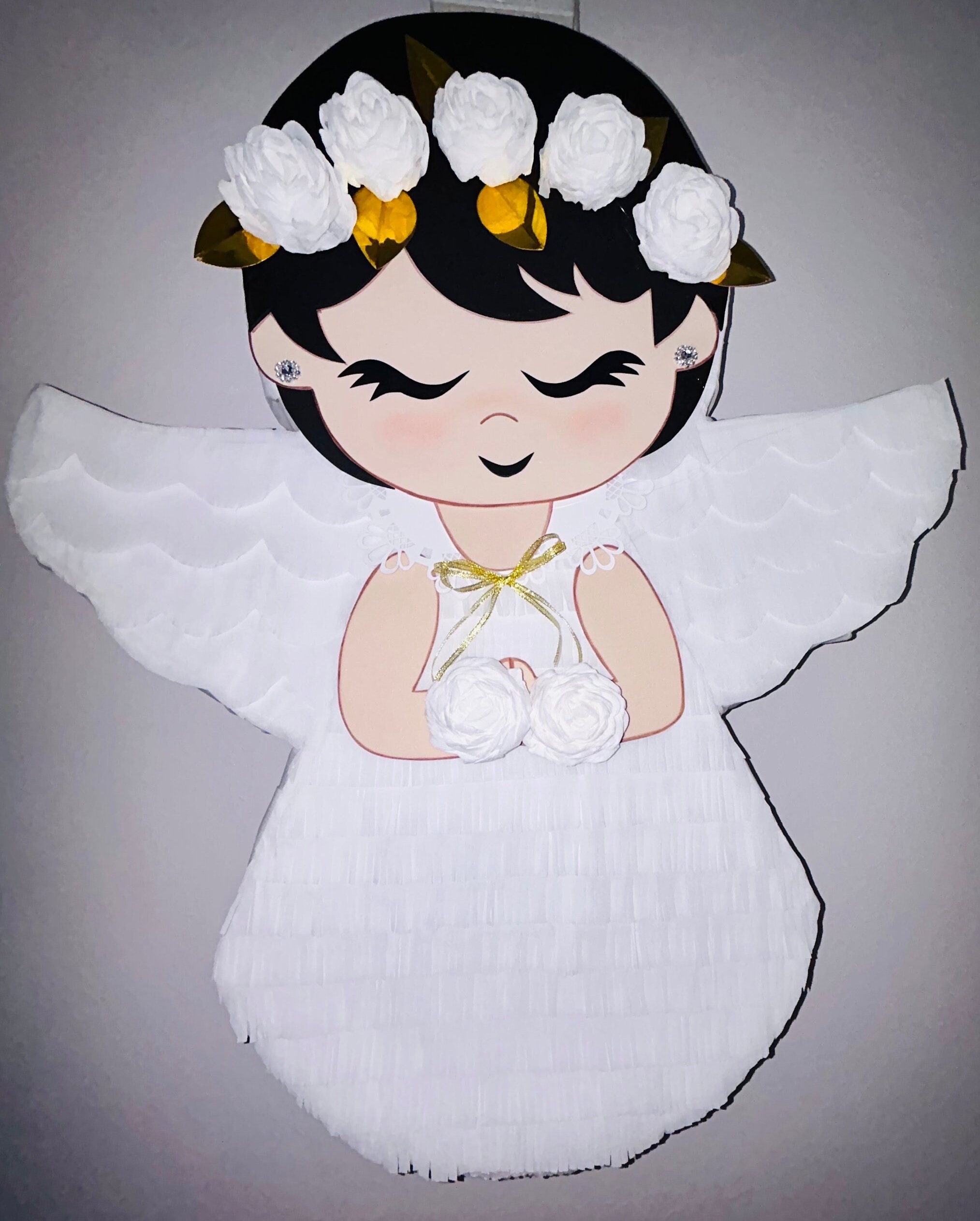 Piñata ángel Para Bautizo 30x20x4 - Etsy