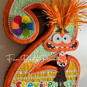 Beautiful INSIDE OUT Piñata for the Birthday Party, the Measurement is ...