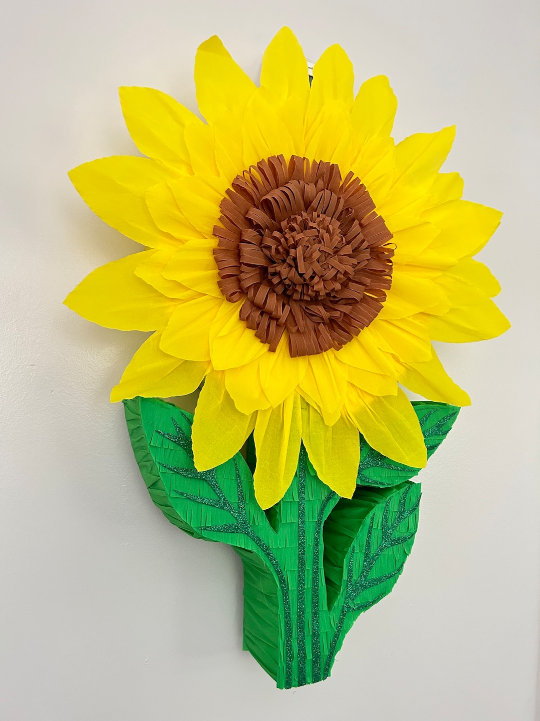 Beautiful Sunflower Piñata for the Birthday Party, the Measurement is ...