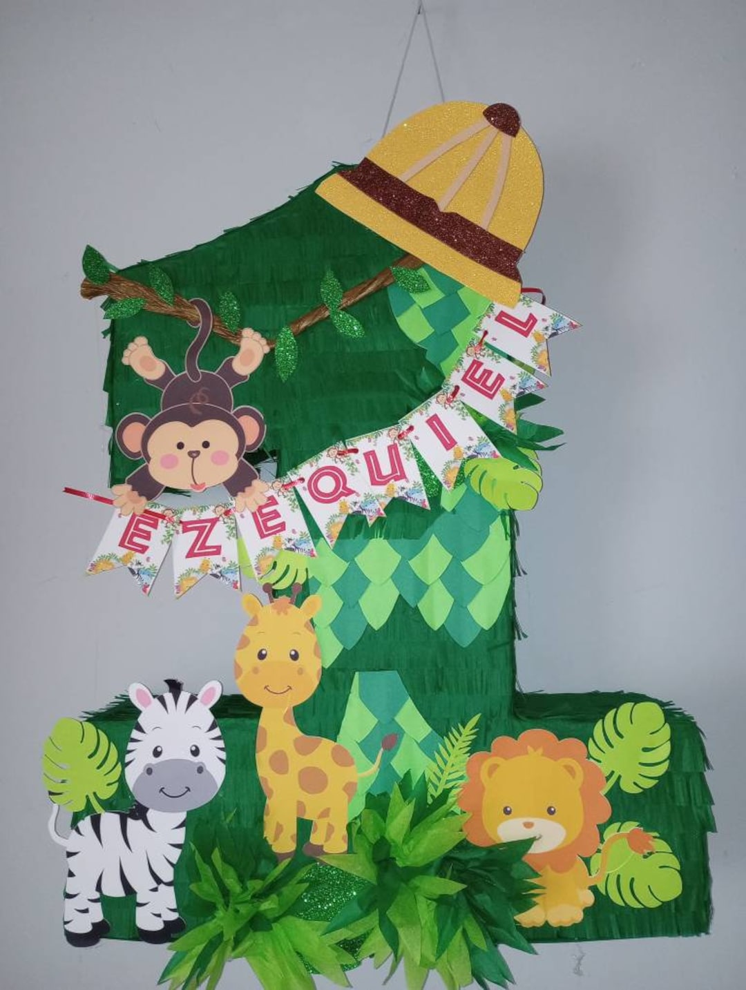 Piñata Safari Para Fiesta De Cumpleaños - Etsy