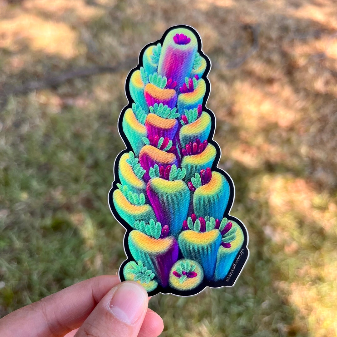 4” TSA Fruit Splice Acropora Sps Coral Sticker/ Coral, Reef and Sea ...