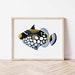 11 X 14" Reef Fish and Sea Creatures Art Print / Saltwater Fish ...