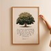 Psalm 1 Bible Verse Vintage Wall Art, Oak Tree Print, Psalm Scripture ...