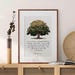 Oak Tree Psalm 1:3 Bible Verse Art Print (digital Download) - Etsy