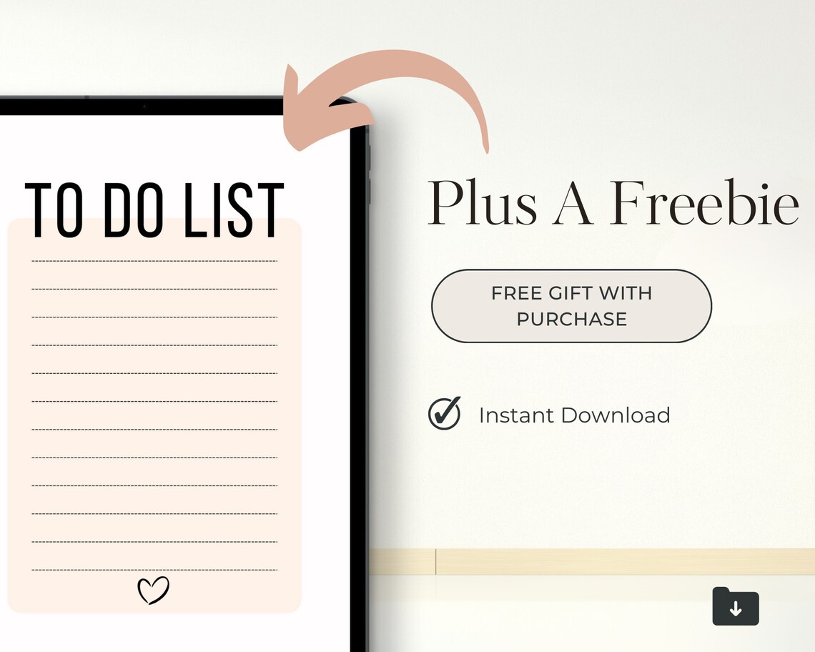 Colorful to Do List Digital Templates Daily Planner Insert Priority ...