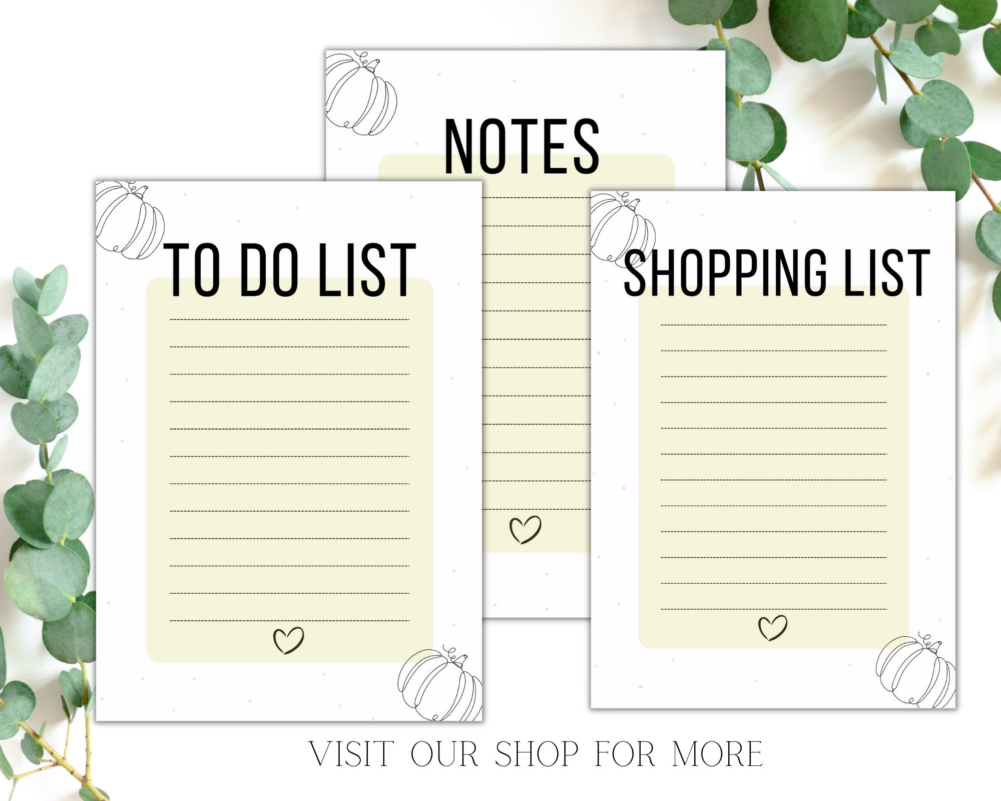 Fall Note Taking Paper Template Notes Page Printable Journal Lined ...