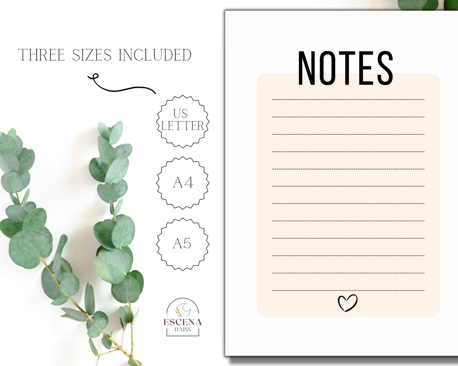 Note Taking Templates Printable Paper Student Notepaper Notes Page ...