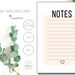 Note Taking Templates Printable Paper Student Notepaper Notes Page ...