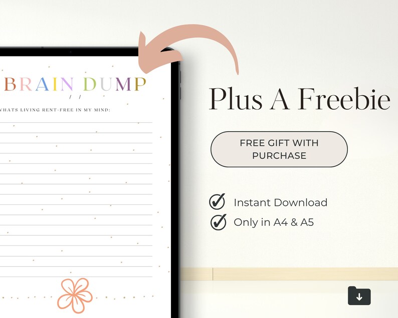 Brain Dump Template Bundle Thought Organizer Journal Priority Matrix ...