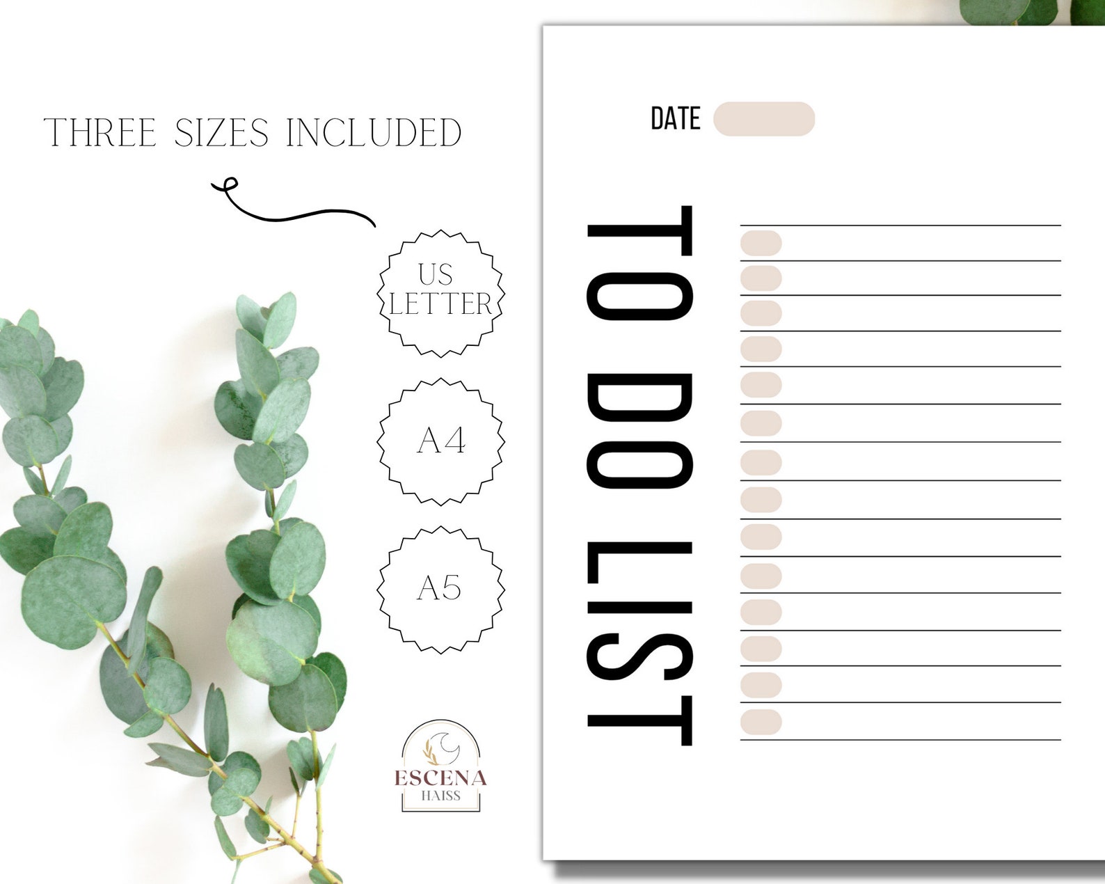 Minimal to Do List Printable Organizer List Task Lists to Do List ...