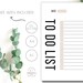 Minimal to Do List Printable Organizer List Task Lists to Do List ...