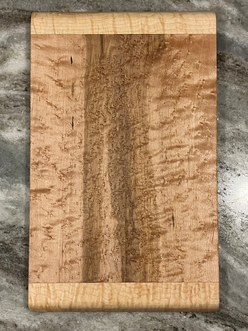 Curly Maple Cutting & Serving Board - Etsy