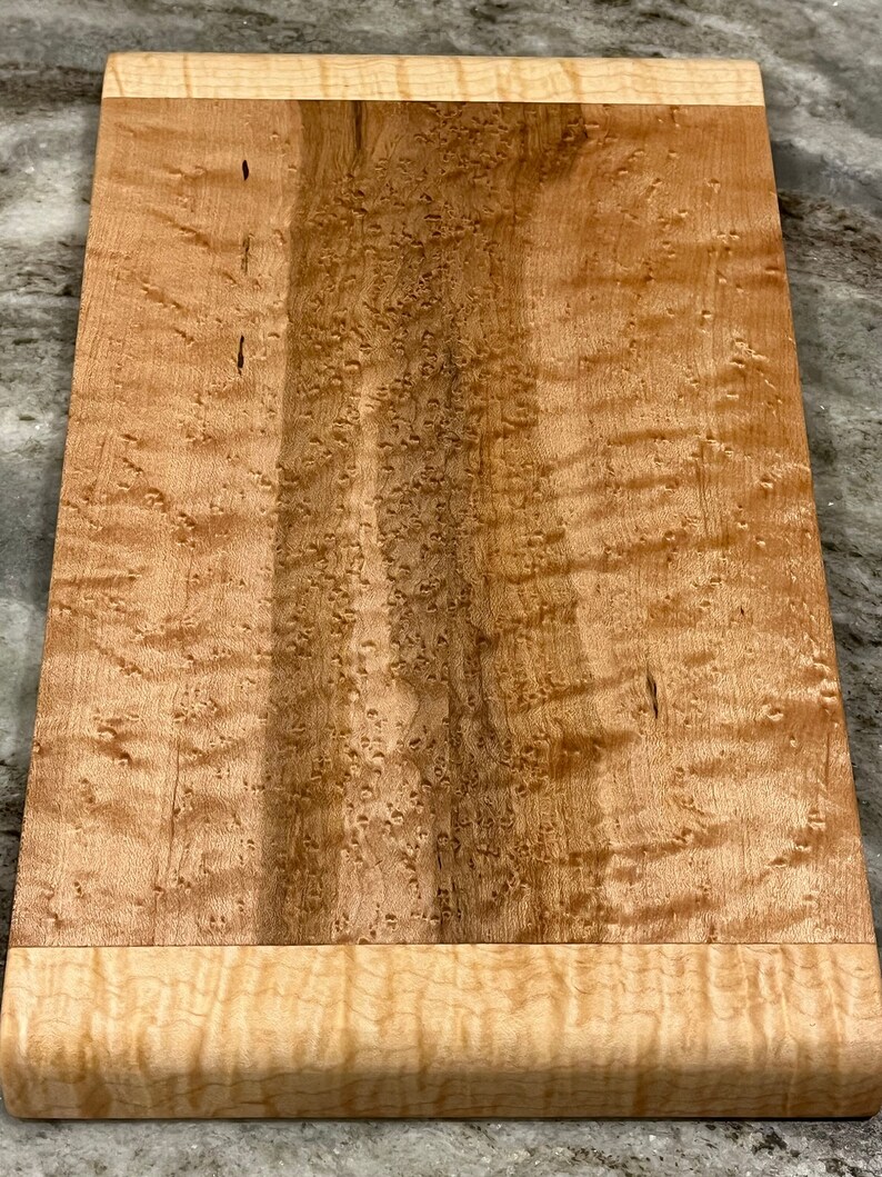 Curly Maple Cutting & Serving Board - Etsy