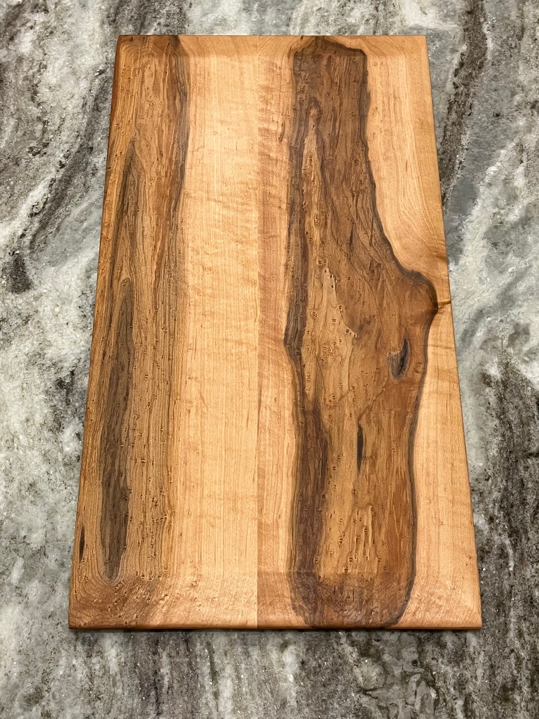Vermont Birdseye & Heartwood Maple Cutting Board - Etsy