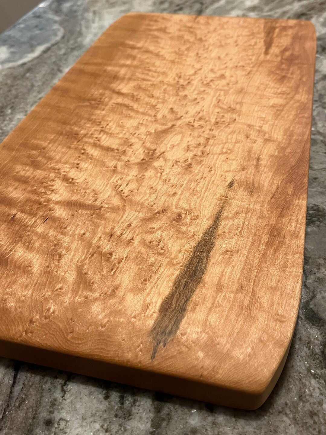 Vermont Birdseye & Curly Maple Cutting Board - Etsy