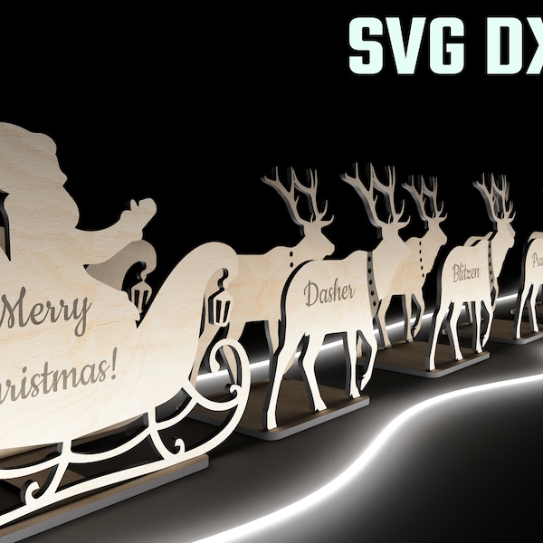 Reindeer Cut Outs - Etsy