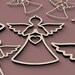 Angel of Advent With Hart Laser Cut Files Hanging Christmas Tree ...