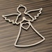 Angel of Advent With Hart Laser Cut Files Hanging Christmas Tree ...