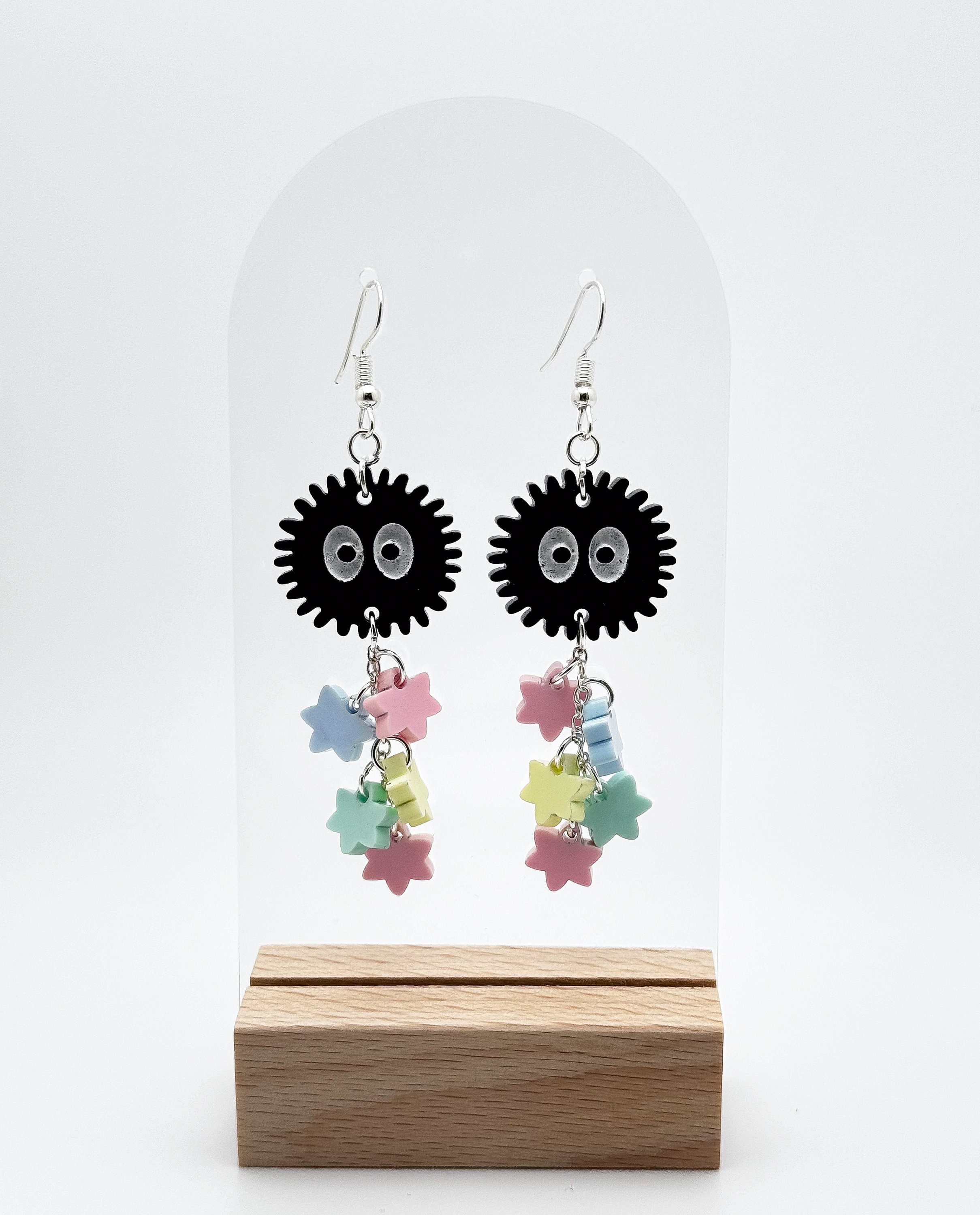Soot Sprite Inspired Earrings/ghibli Inspired Earrings/anime Earrings ...