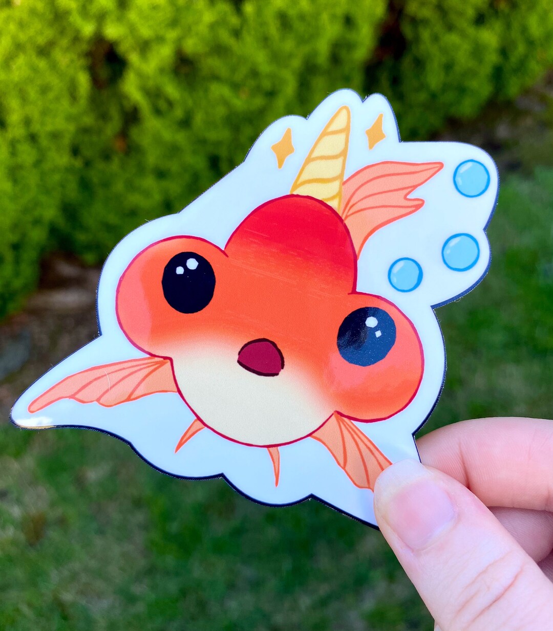 Uni-fish Sticker - Etsy