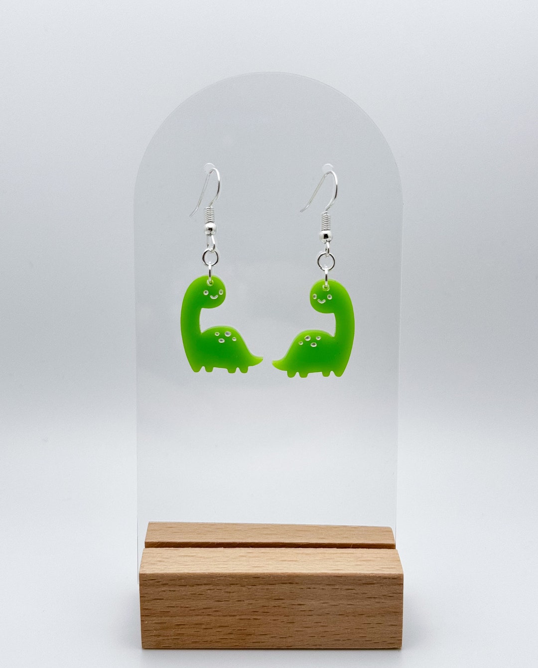 Smiley Dino Earrings/dinosaur Earrings/gift/gifts for Him/gifts for Her ...