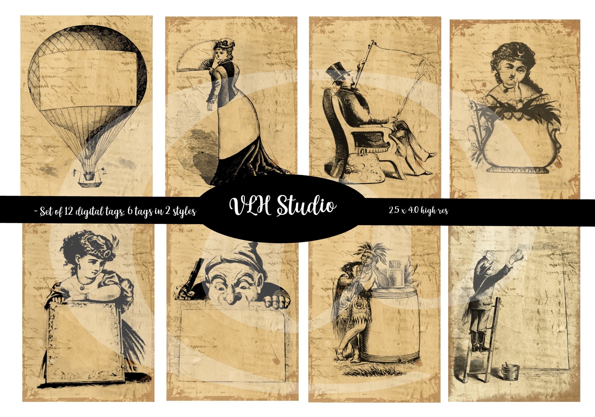 Digital ATC Cards Vintage Advertisements Journal Cards Antique Vintage ...