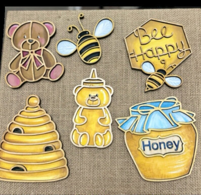 Laser Cut Bee Hives, Bees, Honeycomb Laser Cutting Design Pattern ...